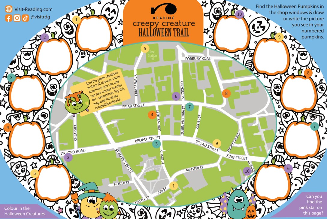 Creepy Creature Halloween Trail | Reading 2025