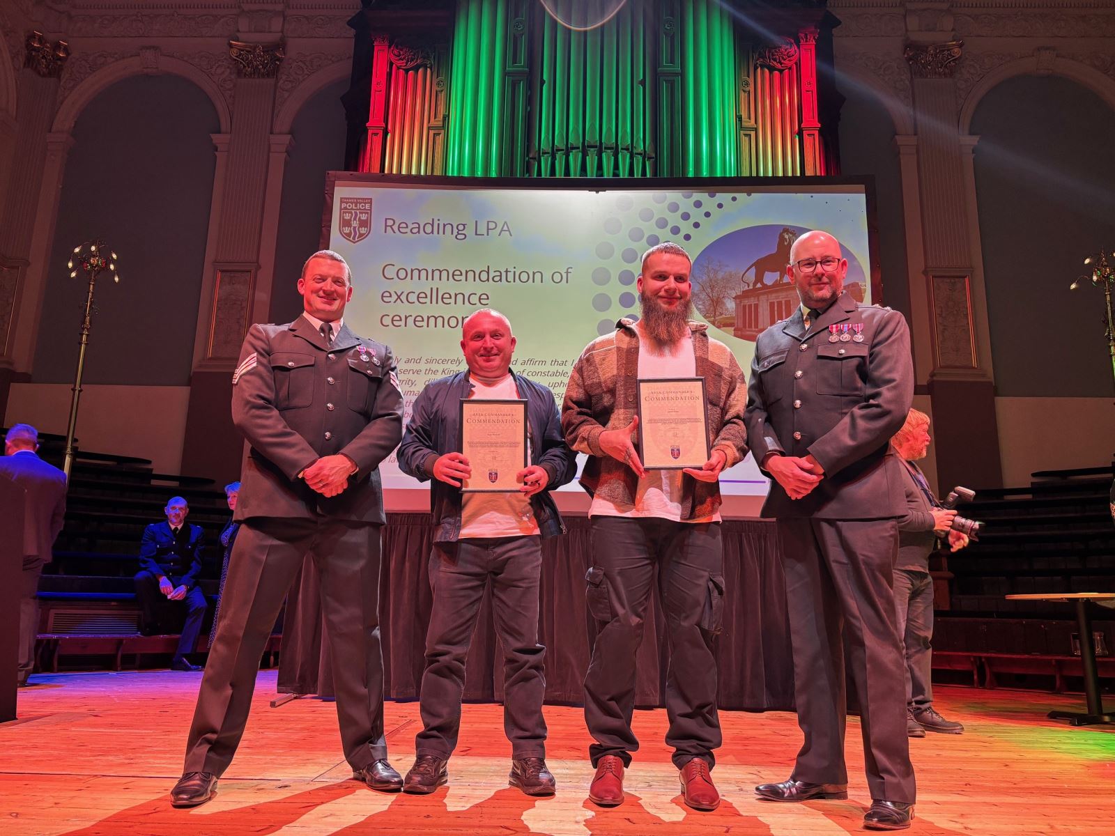 Reading BID Wardens receive a commendation from Thames Valley Police ...