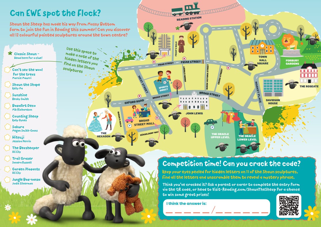 Shaun the Sheep Trail | Find the Flock in Reading